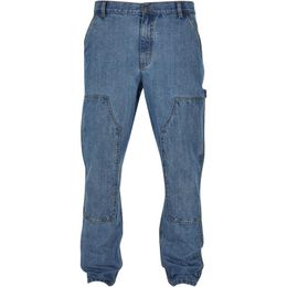 Urban Classics Bequeme Jeans &raquo;Herren Double Knee Jeans&laquo; 1 Stk. light blue washed 30 - Normalgr&ouml;&szlig;en Normalgr&ouml;&szlig;en 30 Urbane M&auml;nner Jeans mit...