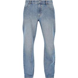 Urban Classics Bequeme Jeans &raquo;Herren Straight Slit Jeans&laquo; 1 Stk. middeepblue 36 - Normalgr&ouml;&szlig;en Normalgr&ouml;&szlig;en 36 Gerade geschnittene Herren Jeans mit...