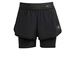 adidas by Stella McCartney Sportshorts 'adidas by Stella McCartney' Damen Gr&ouml;&szlig;e M/L schwarz / wei&szlig;