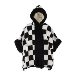 FRAULLY Cape Damen Gr&ouml;&szlig;e M schwarz / wei&szlig;