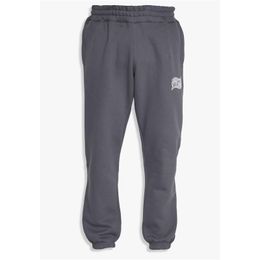 DROPSIZE Jogginghose »HEAVY MIRRORED LOGO JOGGER« grey XXS - US-Größen US-Größen XXS Oversize‐Schnitt mit geradem Bein und langer Länge für...