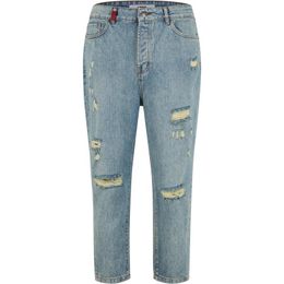 2Y STUDIOS Bequeme Jeans &raquo;Herren 2Y Destroyed Relax Denim&laquo; 1 Stk. sandblue 34 - Normalgr&ouml;&szlig;en Normalgr&ouml;&szlig;en 34 Bequeme Relaxed-Fit-Jeans f&uuml;r...