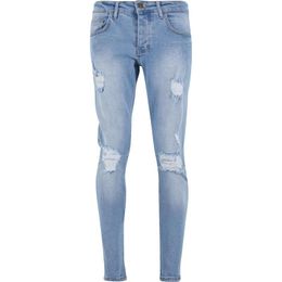 2Y STUDIOS Bequeme Jeans &raquo;2Y Destroyed Skinny Denim&laquo; blue 36 - Normalgr&ouml;&szlig;en Normalgr&ouml;&szlig;en 36 Vielseitige Kombinationsm&ouml;glichkeiten