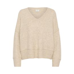 Kaffe Pullover Damen Größe L beigemeliert
