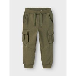 name it Jogginghose »NMNOLI für Unisex mit elastischem Bund und schlichtem Look« regular fit, uni, elastischer Bund Dusty Olive 128 - N-Gr N-Gr 128...