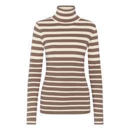 Soaked in Luxury Pullover 'Spina' Damen Gr&ouml;&szlig;e M creme / braun