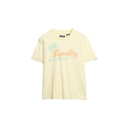 Superdry & Co T-Shirt 'Lo-Fi' Damen Gr&ouml;&szlig;e XXL pastellgelb / mint / orange