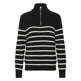 Kaffe Pullover 'Alioa' Damen Gr&ouml;&szlig;e S schwarz / wei&szlig;