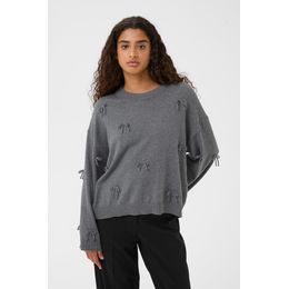 Soaked in Luxury Pullover Damen Gr&ouml;&szlig;e XL graumeliert