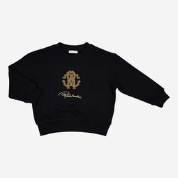 Roberto Cavalli Schwarzes Sweatshirt mit Logo
