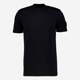 Schwarzes T-Shirt mit Logo