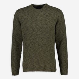 Ferrante Dunkelgr&uuml;ner Pullover aus Wollmischung