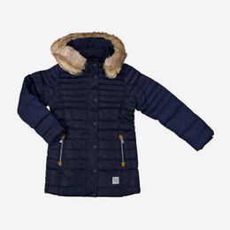 s.Oliver Dunkelblaue Pufferjacke mit Fleecefutter
