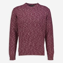 Ferrante Dunkelroter Pullover aus Wollmischung