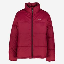 Pepe Jeans Burgunderrote Pufferjacke