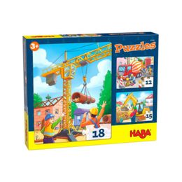 HABA Sales GmbH & Co.KG Spiel - HABA Puzzles Baustellenfahrzeuge (Kinderpuzzle) | Gr.: onesize