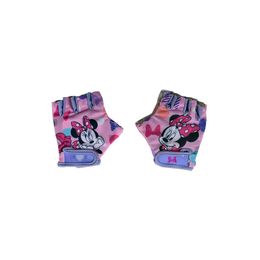 Disney Minnie Mouse Fahrradhandschuhe Kinder M&auml;dchen Pink mit Klettverschluss in Lila | Gr.: onesize