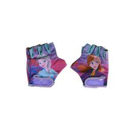 Disney Frozen Fahrradhandschuhe Kinder M&auml;dchen Lila mit Klettverschluss in Lila | Gr.: onesize