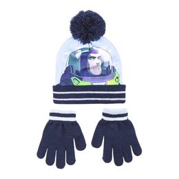 Cerda 2-tlg. Winter Set: Buzz Lightyear Mütze & Handschuhe in Blau | Gr.: onesize