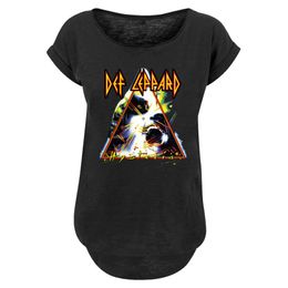 F4NT4STIC Long Cut T-Shirt Def Leppard Hysteria in schwarz | Gr.: XL