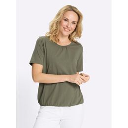 Sieh an! Kurzarm-Shirt in khaki | Gr.: 56