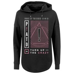 F4NT4STIC Oversized Hoodie Panic At The Disco Turn Up The Crazy in schwarz | Gr.: L