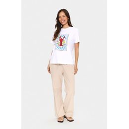 Saint Tropez T-shirt LoriaSZ in Bright White | Gr.: S