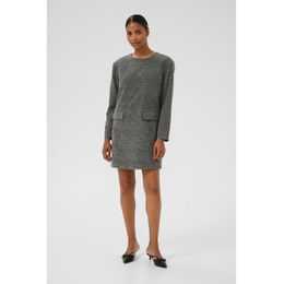 Kaffe Kleid KAalba Baggy fit in Black Melange | Gr.: 42