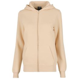 Urban Classics Zip-Kapuzenpullover in sand | Gr.: XS
