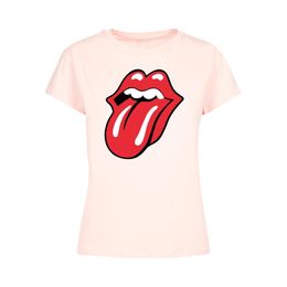 F4NT4STIC Ladies Box Tee The Rolling Stones Zunge in pink | Gr.: XS