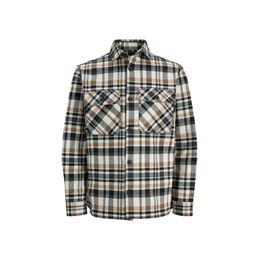 Jack & Jones Jack and Jones JPRRAYLE Melange Check L/S Overshirt SN in Mehrfarbig | Gr.: S
