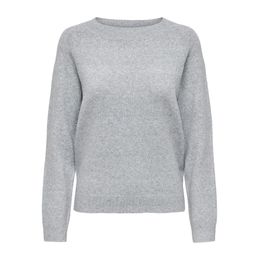Only Strickpullover in Light Grey Melange | Gr.: S