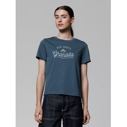 wat? Apparel T-Shirt Glei Sp&uuml;t's Granada in Petrol | Gr.: 42