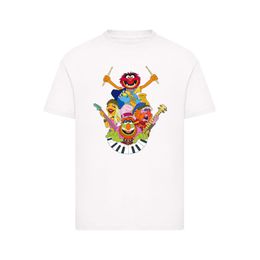 F4NT4STIC T-Shirt Disney Muppets Dr. Teeth and The Electric Mayhem in wei&szlig; | Gr.: 122/128