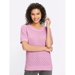 Heine Kurzarmpullover in ros&eacute; | Gr.: 36
