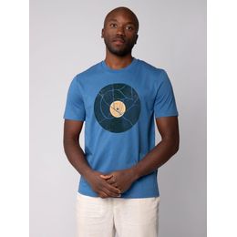 wat? Apparel T-Shirt Broken Vinyl in Bright Blue | Gr.: 46
