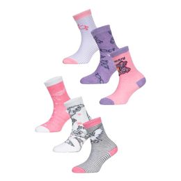 Harry Potter M&auml;dchen Socken 6er Pack Fanartikel in Mehrfarbig | Gr.: 31-34