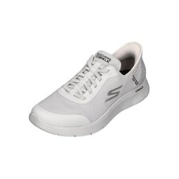 Skechers Sneaker Low GO WALK FLEX HANDS UP 216324 in weiß | Gr.: 48