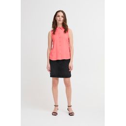 Ichi &Auml;rmellose Bluse IHVERA Regular fit in Calypso Coral | Gr.: 42
