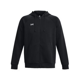 Under Armour Longsleeve UA RIVAL FLEECE FZ HOODIE in Schwarz | Gr.: S