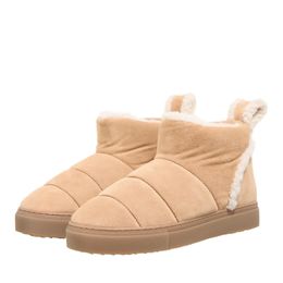 INUIKII Stiefel & Boots - Shearling Slipin - Gr. 37 (EU) - in Beige - f&uuml;r Damen