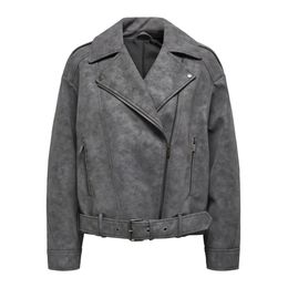Only Kunstlederjacke in Magnet | Gr.: XS