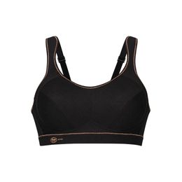 Anita Sport-BH Extreme control in Schwarz/Gold | Gr.: 70F