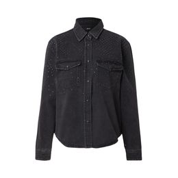 Jacqueline de Yong JDY Bluse 'Stine' Damen Gr&ouml;&szlig;e M black denim