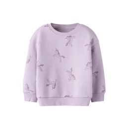 name it Sweatshirt 'NMFSolea' M&auml;dchen Gr&ouml;&szlig;e 92 flieder / lavendel