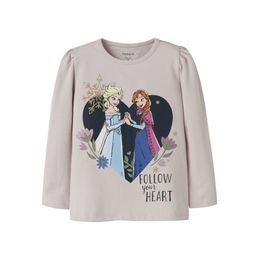 name it Shirt 'NMFDora Frozen' M&auml;dchen Gr&ouml;&szlig;e 104 dunkelblau / gold / mauve / schwarz