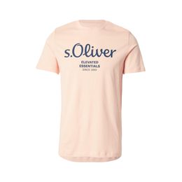 s.Oliver T-Shirt Herren Gr&ouml;&szlig;e L navy / hellorange