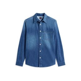 Tommy Jeans Hemd Herren Gr&ouml;&szlig;e XS blue denim