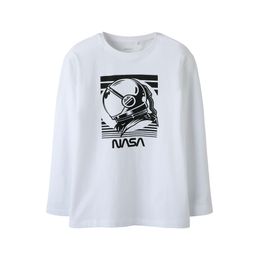 name it Shirt 'NKMVITAR NASA' Jungen Gr&ouml;&szlig;e 122/128 schwarz / wei&szlig;
