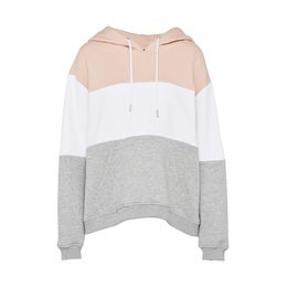 Urban Classics Sweatshirt Damen Gr&ouml;&szlig;e XL hellgrau / puder / wei&szlig;